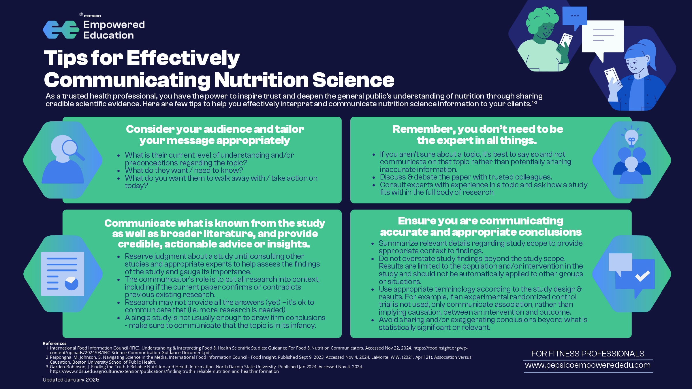 Tips for Effectively Communicating Nutrition Science | PepsiCo ...